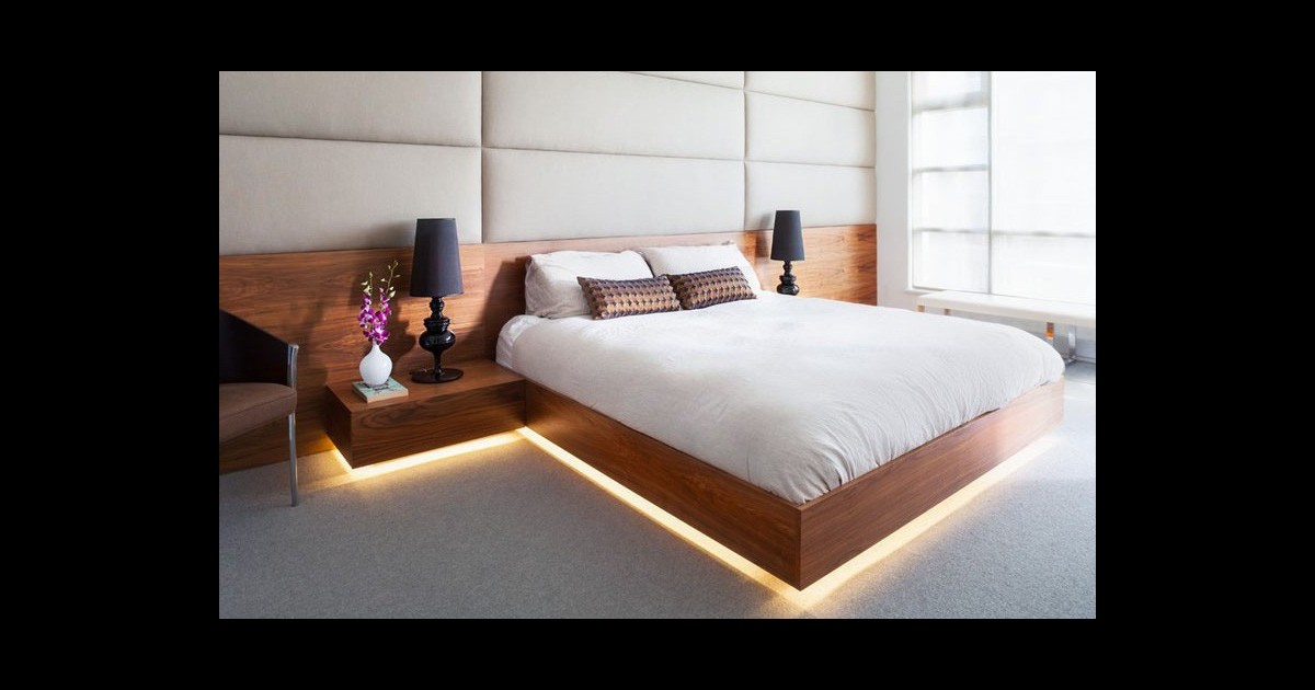 Trang trí phòng ngủ bằng đèn led - Xu Hướng Thiết Kế